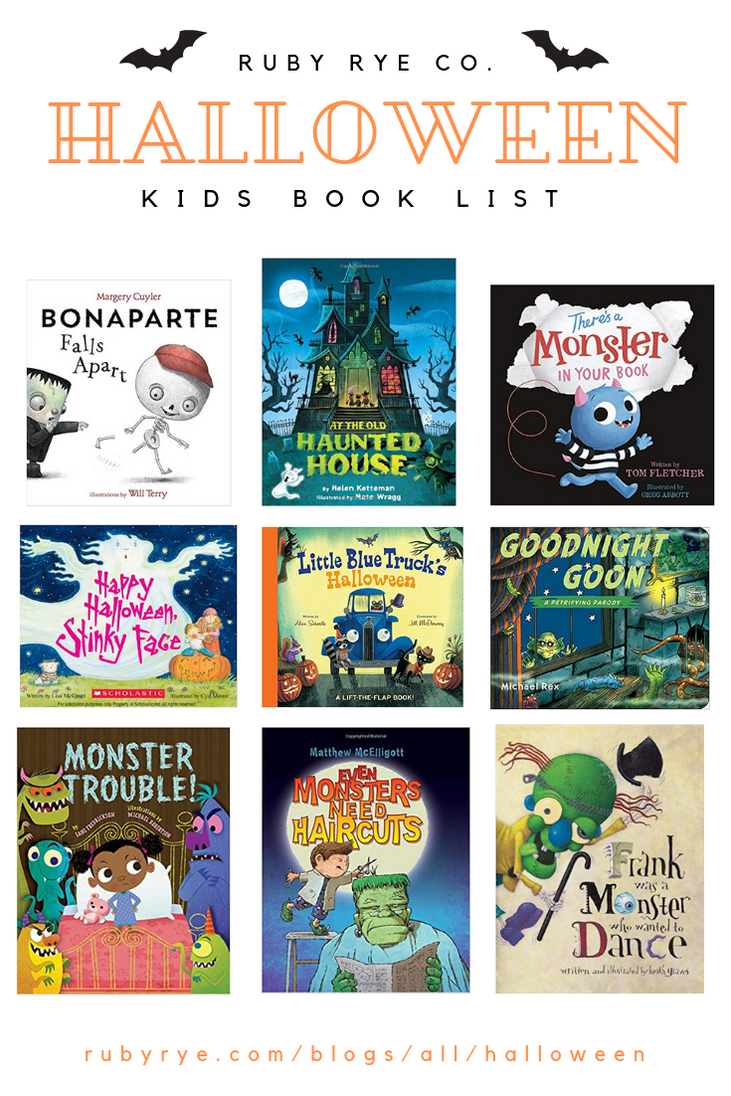 KIDS HALLOWEEN BOOK LIST – Ruby Rye Co